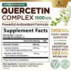 Natural allergy relief Quercetin capsules