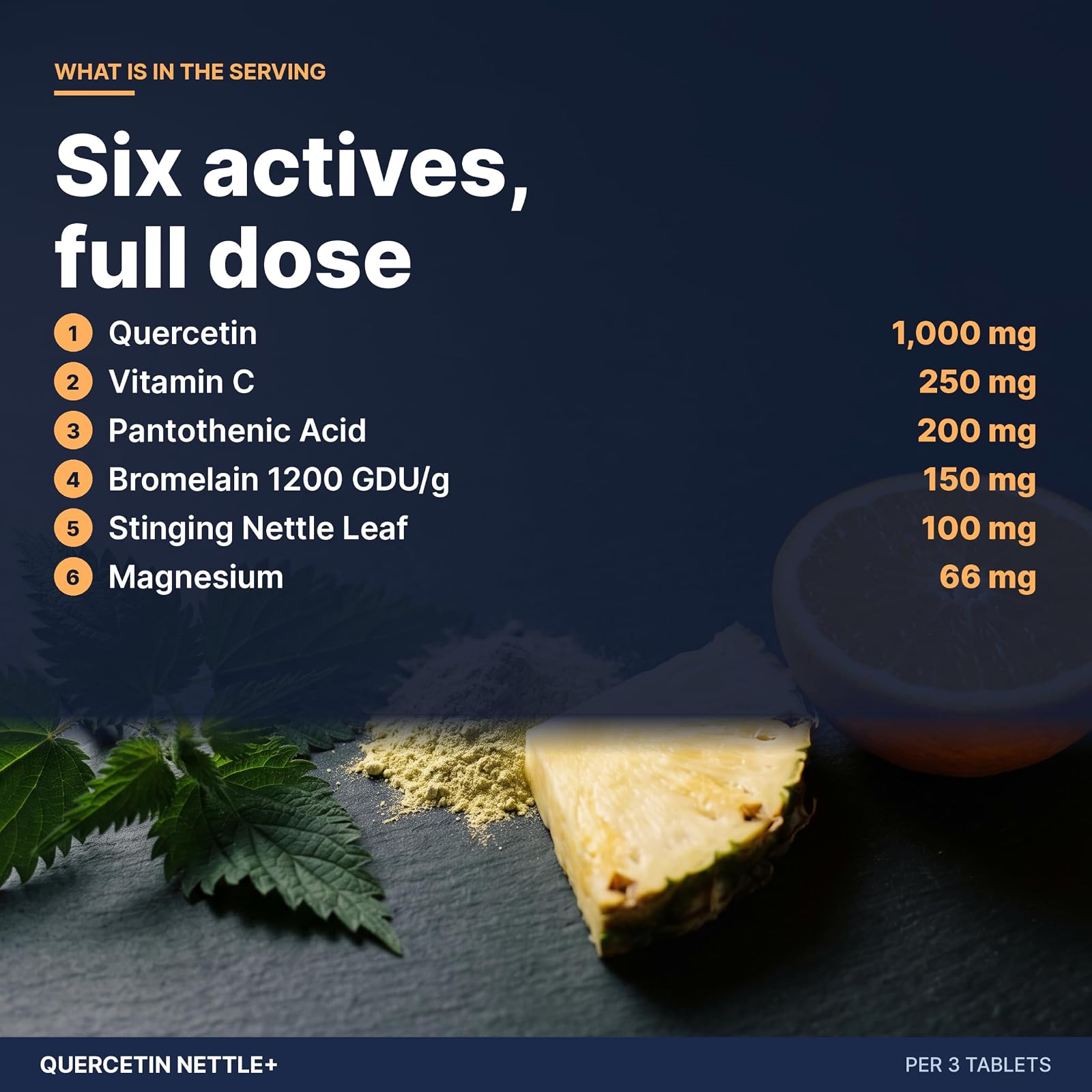natural allergy relief quercetin tablets