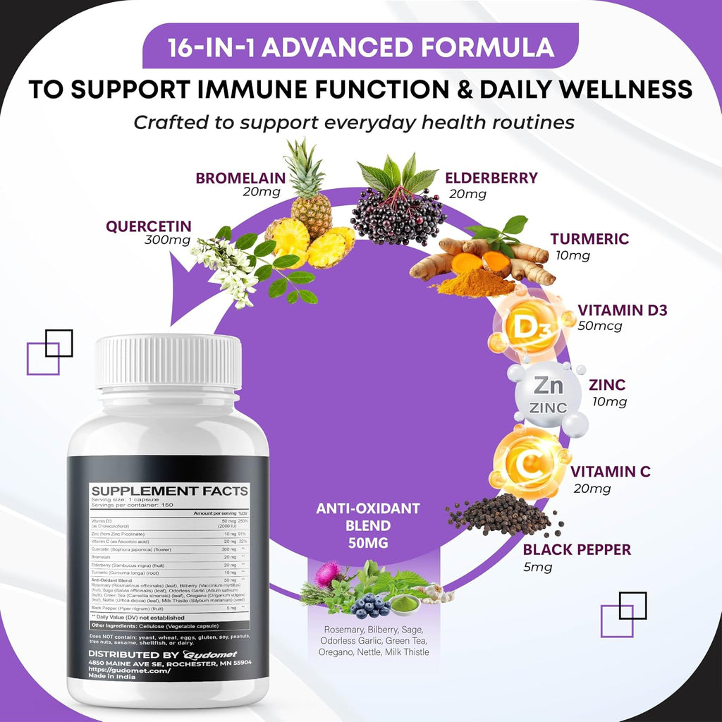 Natural allergy relief quercetin