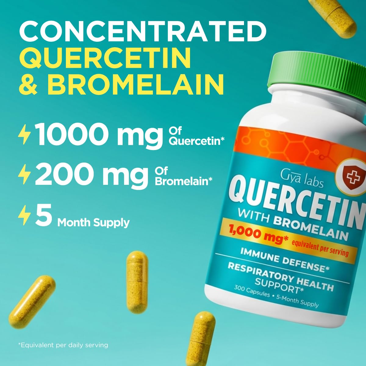Natural allergy relief supplement