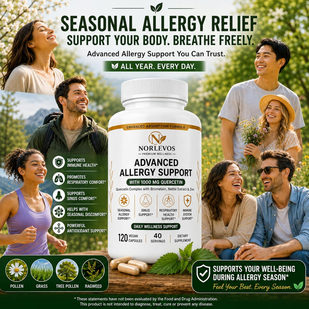 Natural allergy relief supplement