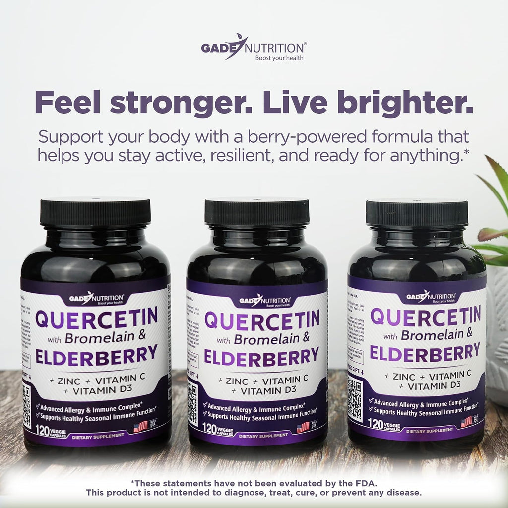 Natural allergy relief with Gade Nutrition Quercetin