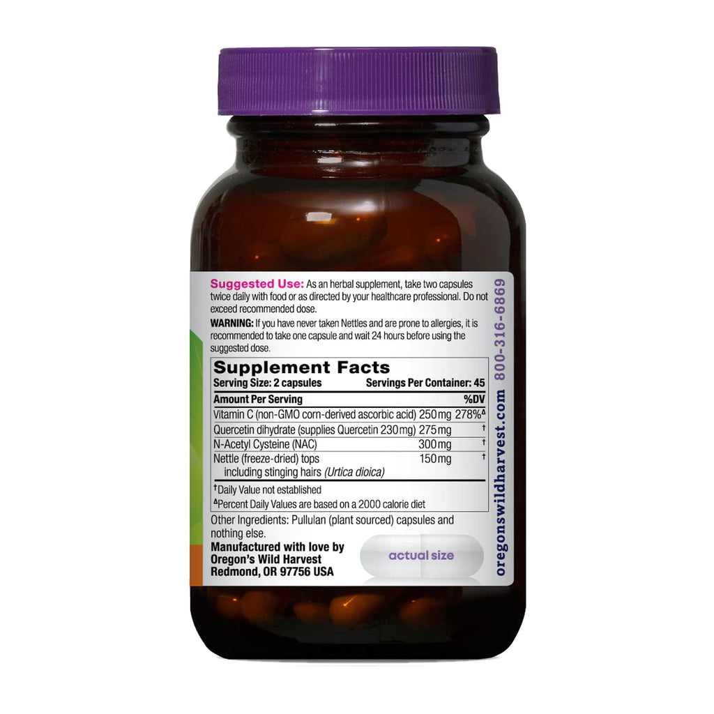 natural allergy relief with quercetin