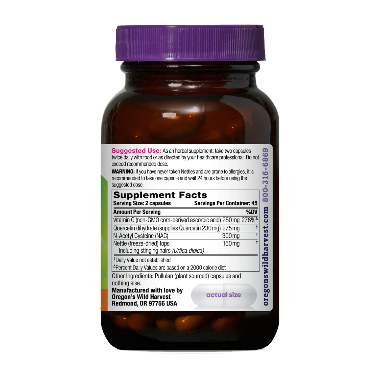 natural allergy relief with quercetin