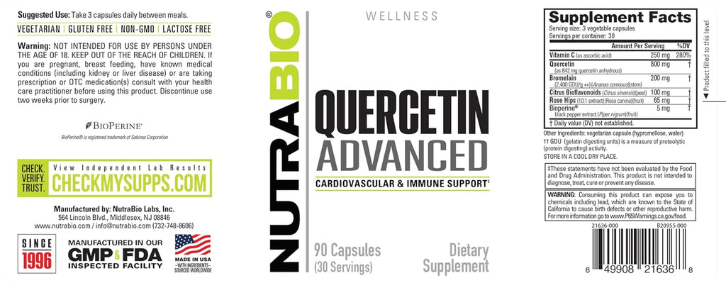 natural allergy relief with Quercetin