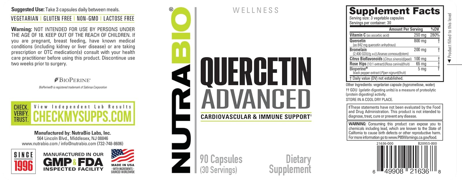 natural allergy relief with Quercetin