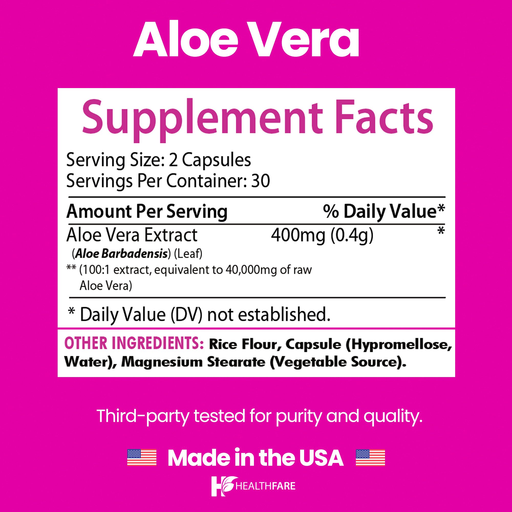 natural aloe vera capsules for digestion