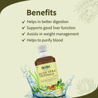 Natural aloe vera detox drink