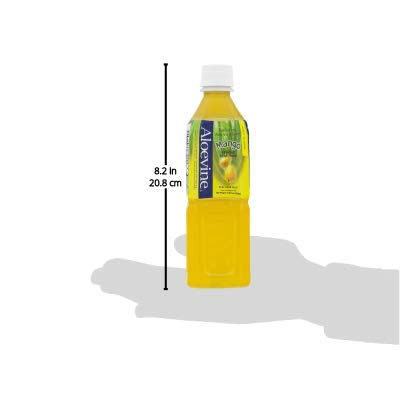natural aloe vera drink with mango