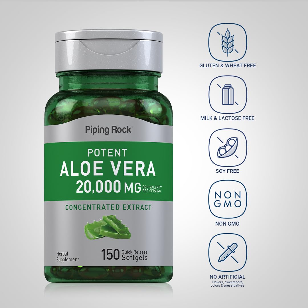 Natural Aloe Vera for digestion