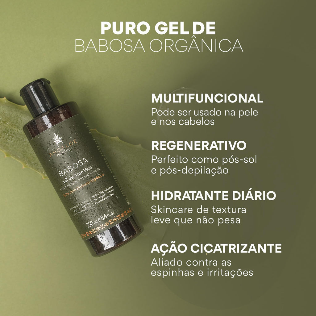Natural aloe vera gel benefits