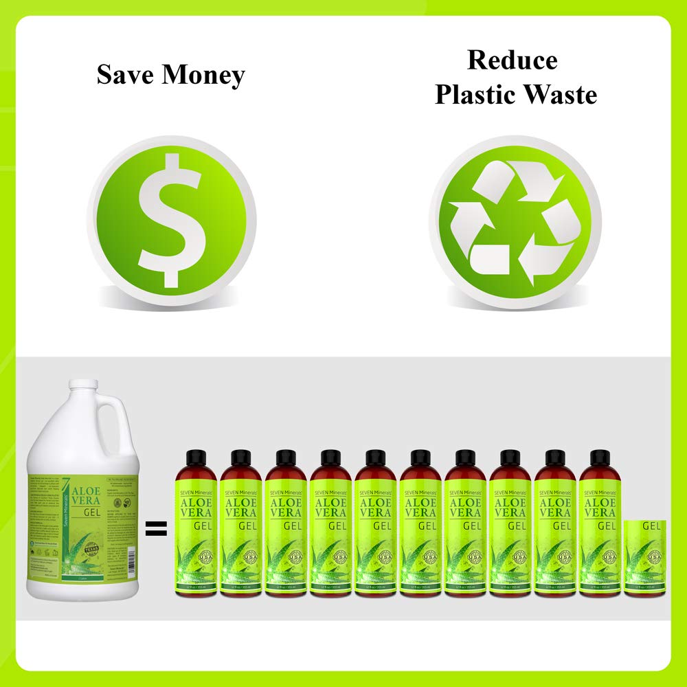 Natural Aloe Vera gel for hair care