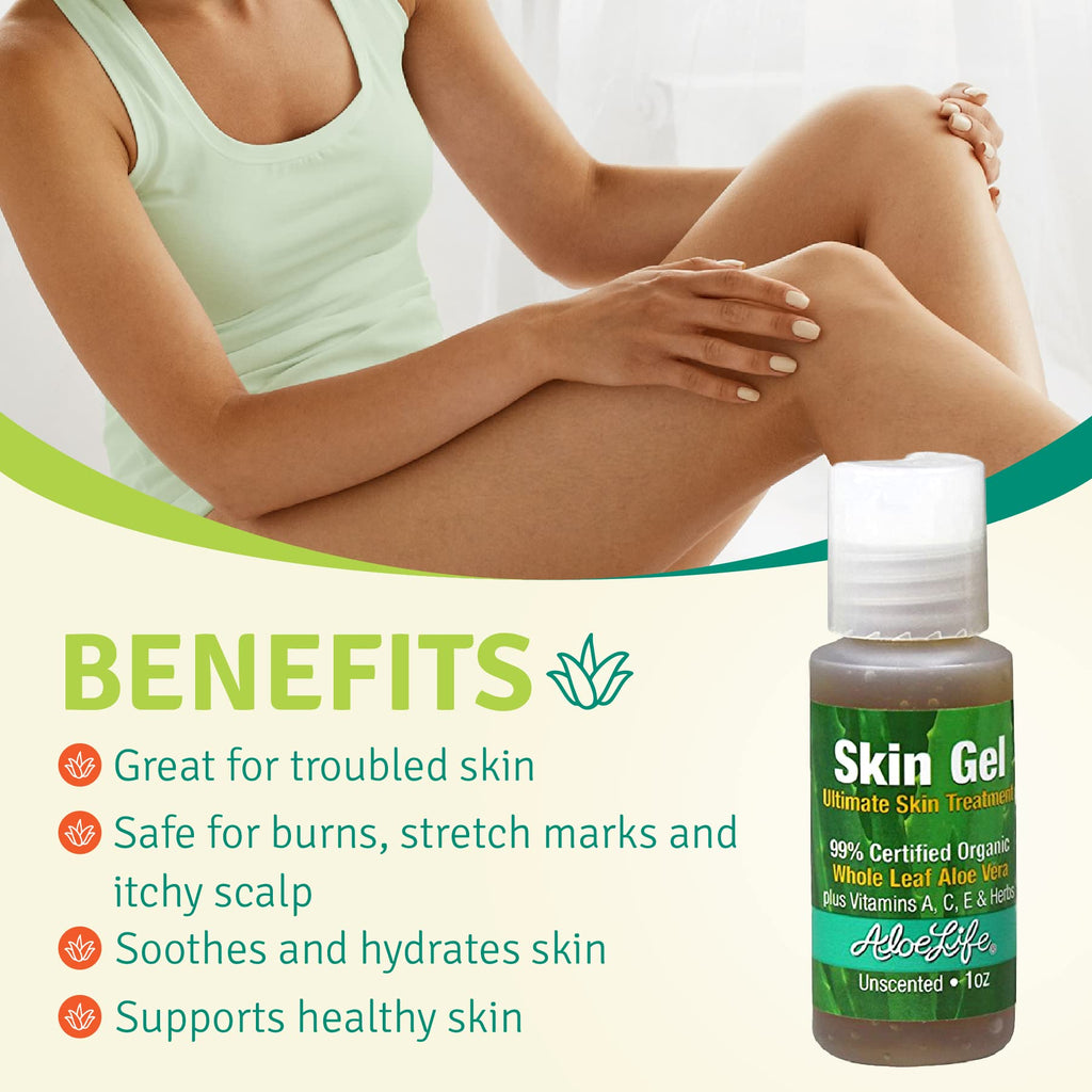 natural aloe vera healing gel