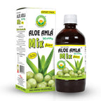 Natural aloe vera juice for skin health