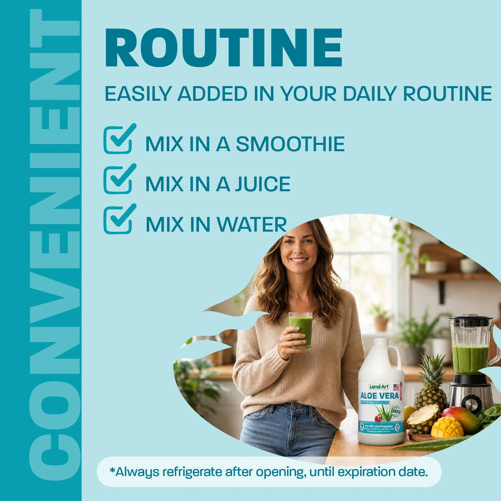 Natural Aloe Vera juice for wellness