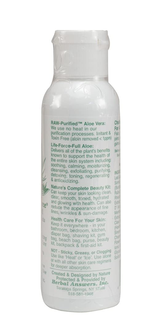 natural aloe vera skin treatment
