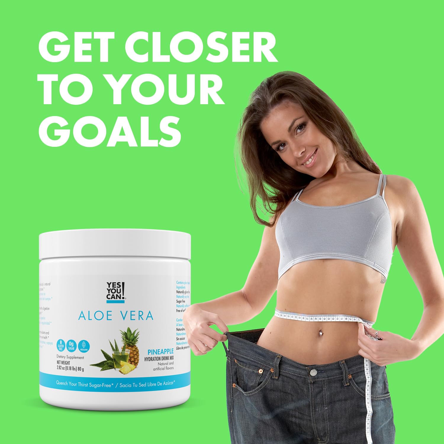 Natural aloe vera supplement for wellness