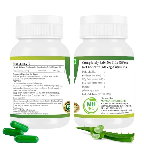 natural aloe vera supplement for wellness