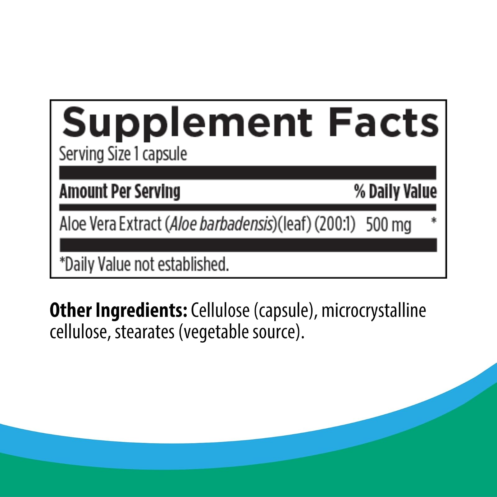 natural aloe vera supplement for wellness