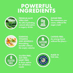 Natural aloe vera wellness supplement