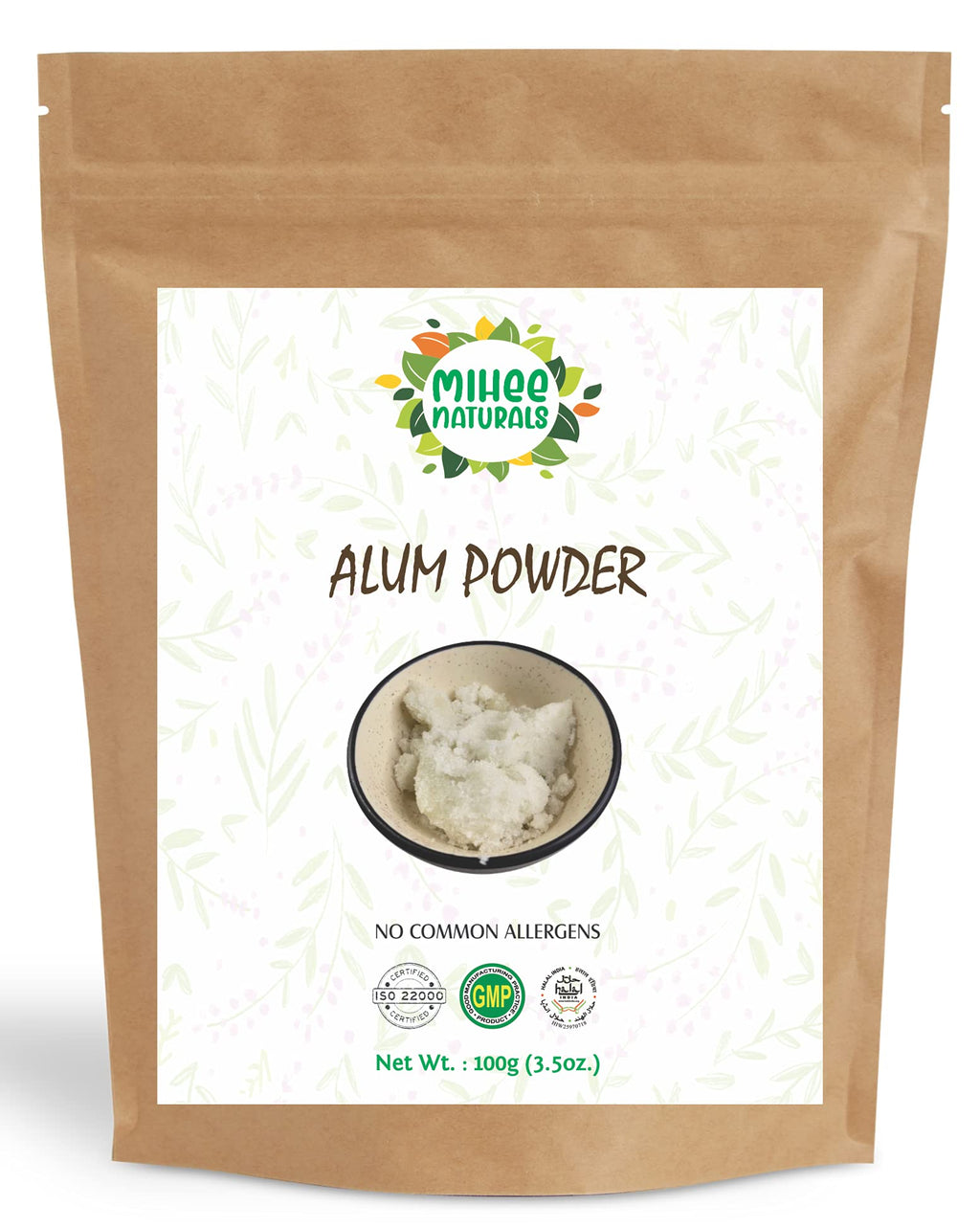 natural alum powder for deodorant