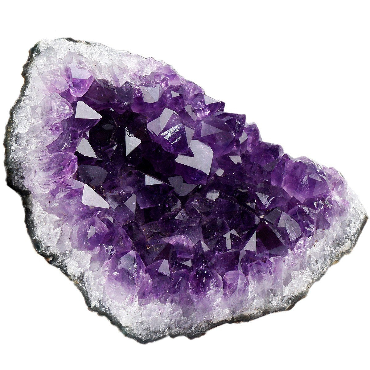 natural amethyst crystal cluster