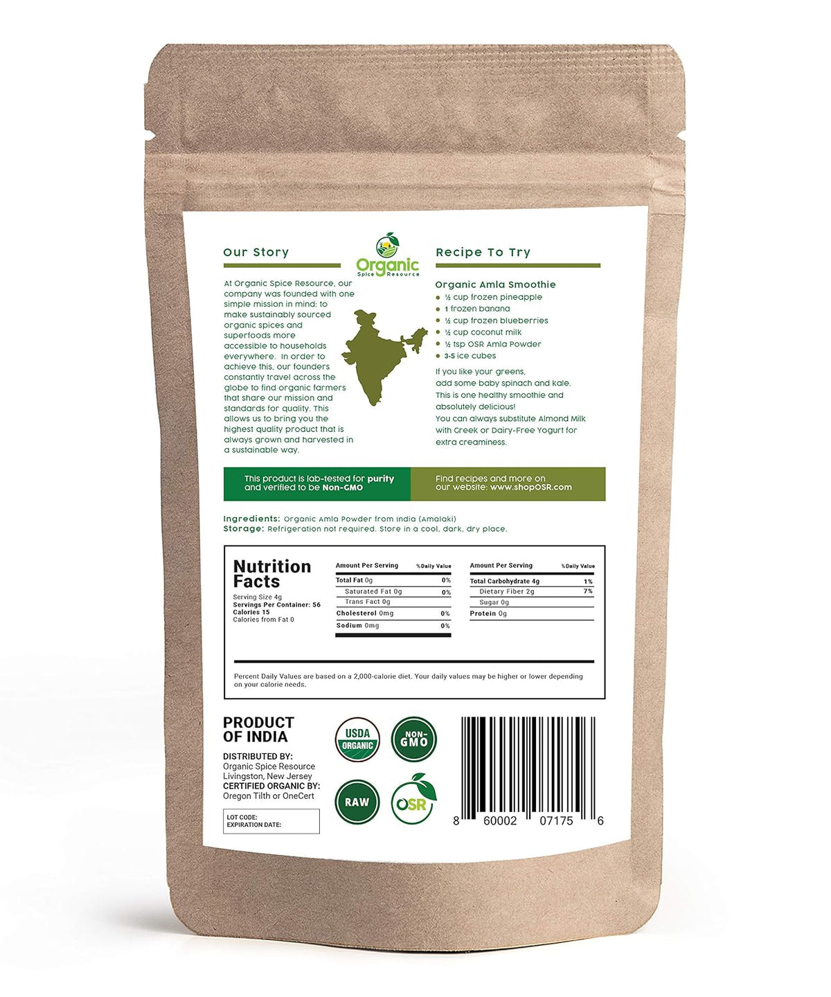 natural amla powder for detox