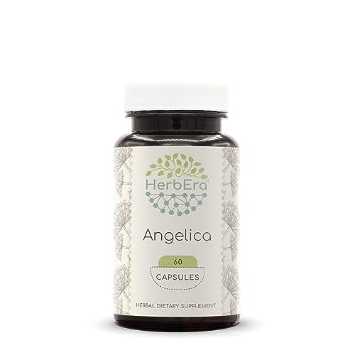 Natural angelica root capsules for health