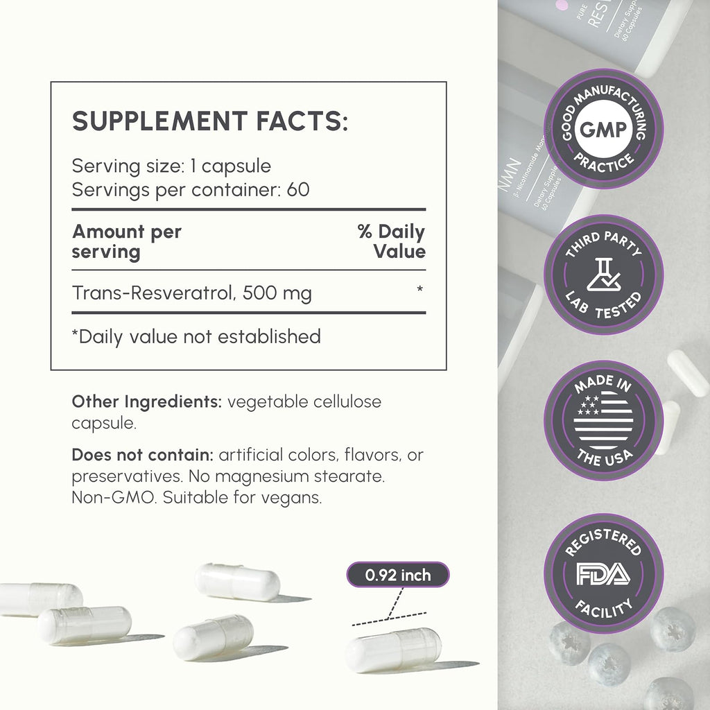 natural anti-aging supplement with resveratrol