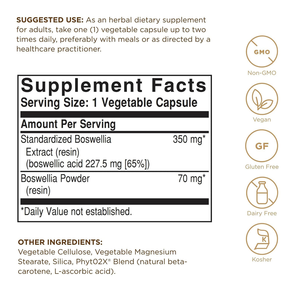 natural anti-inflammatory Boswellia capsules