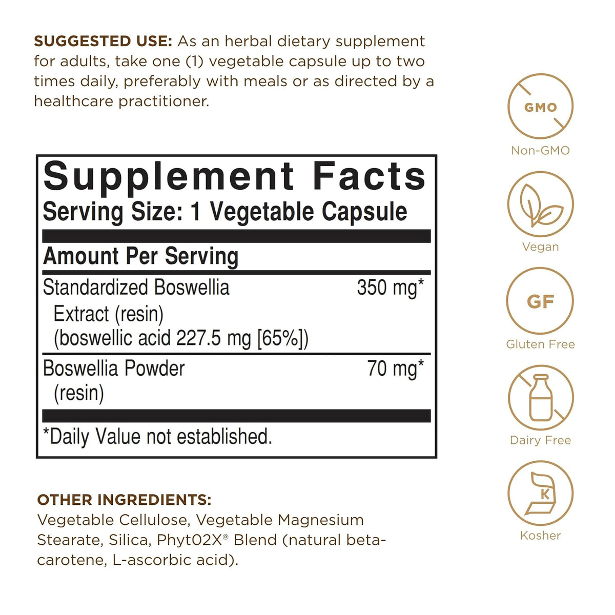 natural anti-inflammatory Boswellia capsules