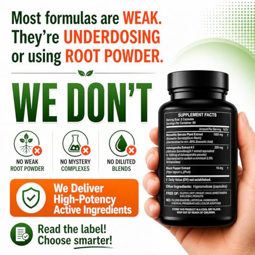 Natural anti-inflammatory Boswellia capsules