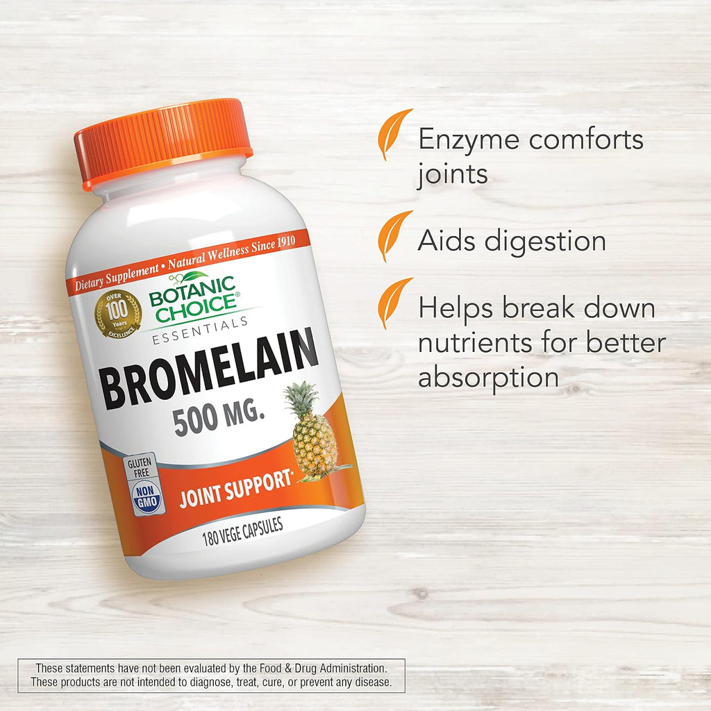 Natural anti-inflammatory Bromelain supplement