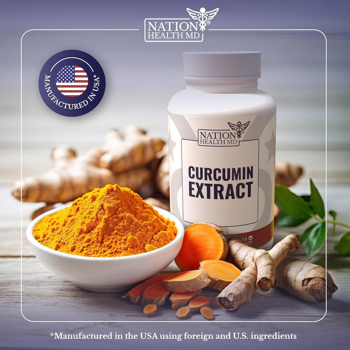 Natural anti-inflammatory curcumin capsules