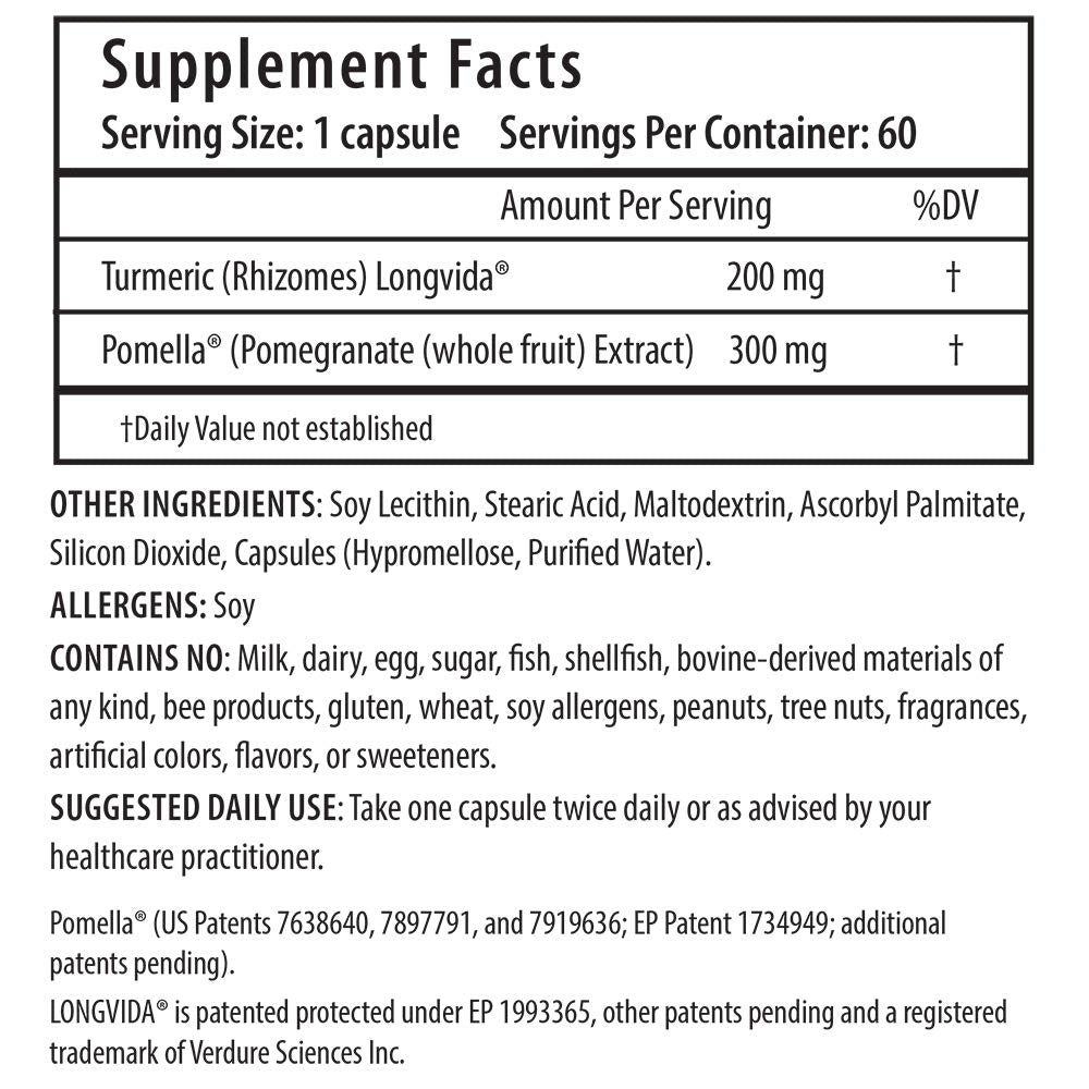 natural anti-inflammatory curcumin supplement