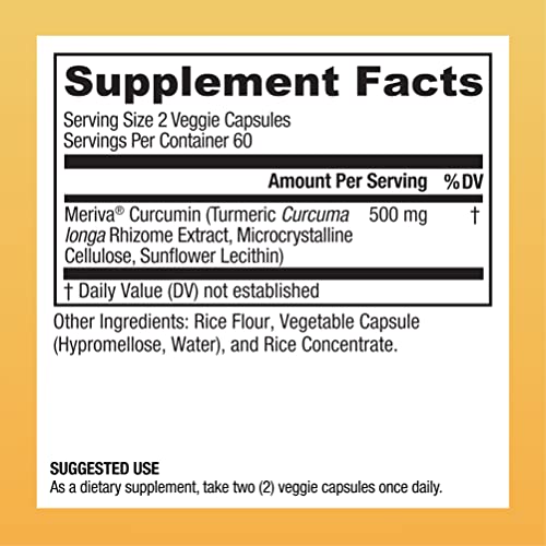 natural anti-inflammatory curcumin supplement