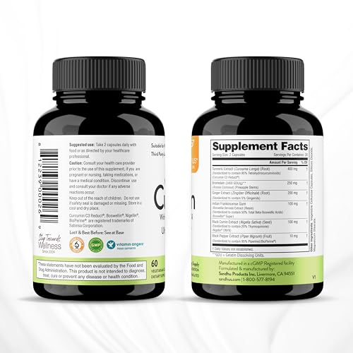 natural anti-inflammatory curcumin supplement