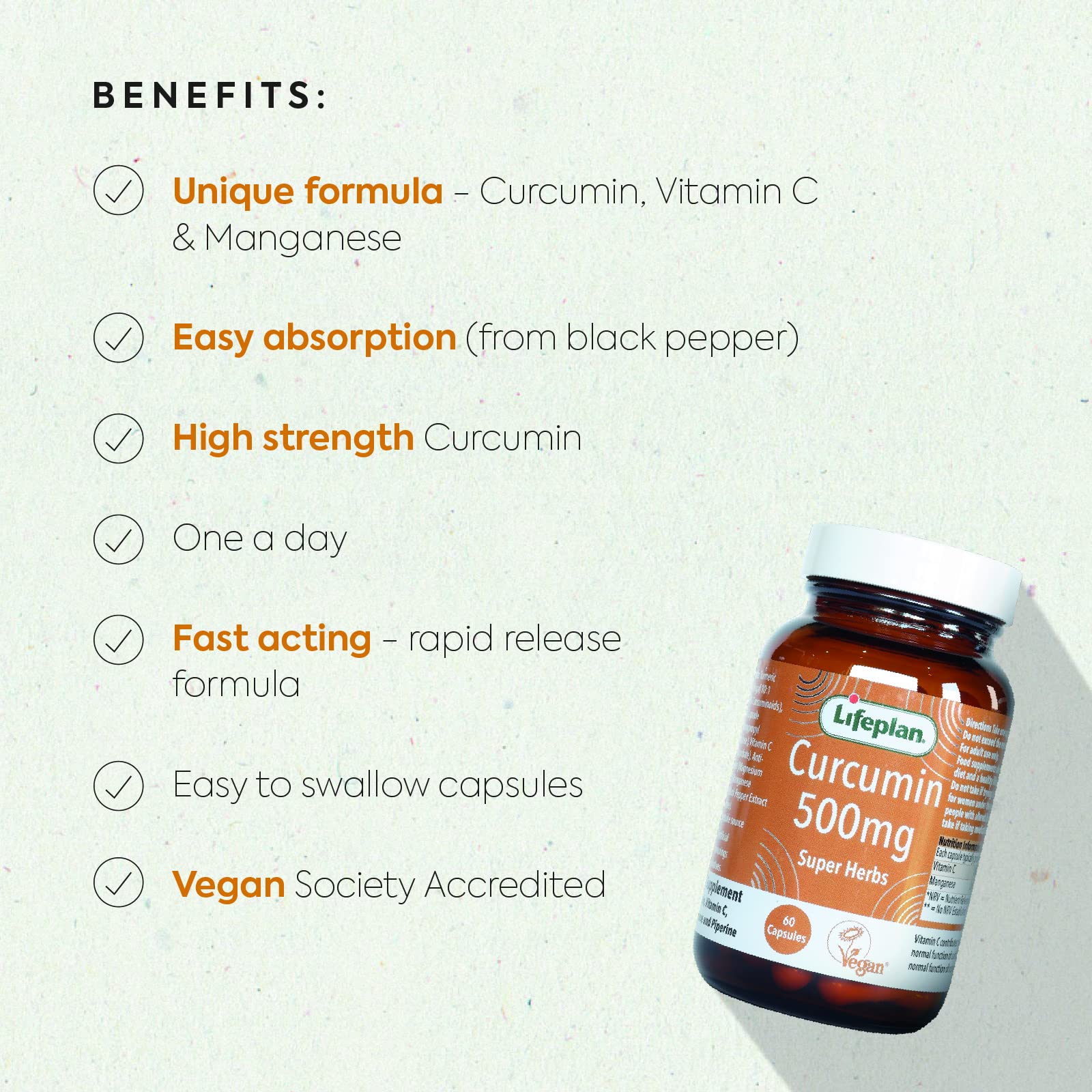 natural anti-inflammatory curcumin supplement