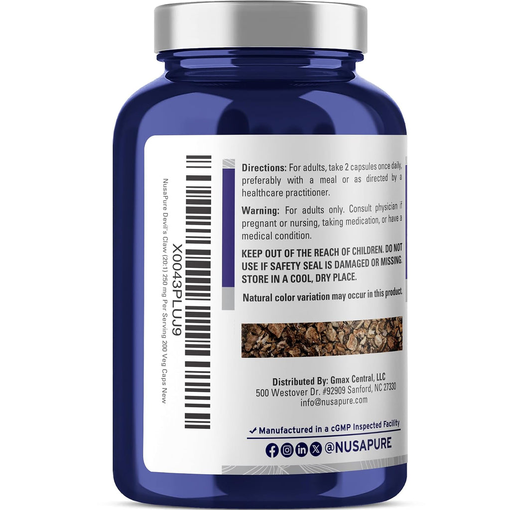 natural anti-inflammatory Devil's Claw supplement