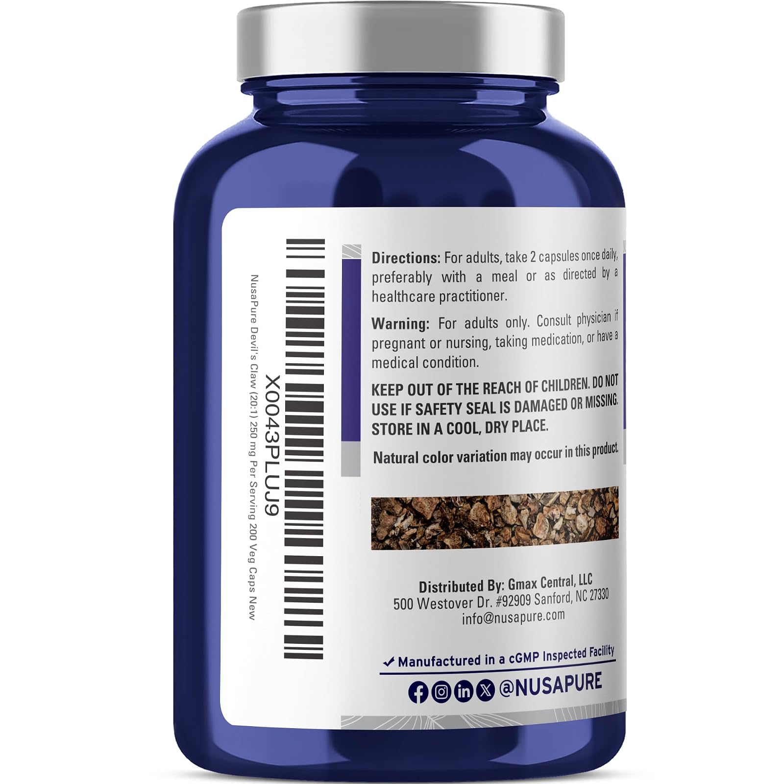 natural anti-inflammatory Devil's Claw supplement