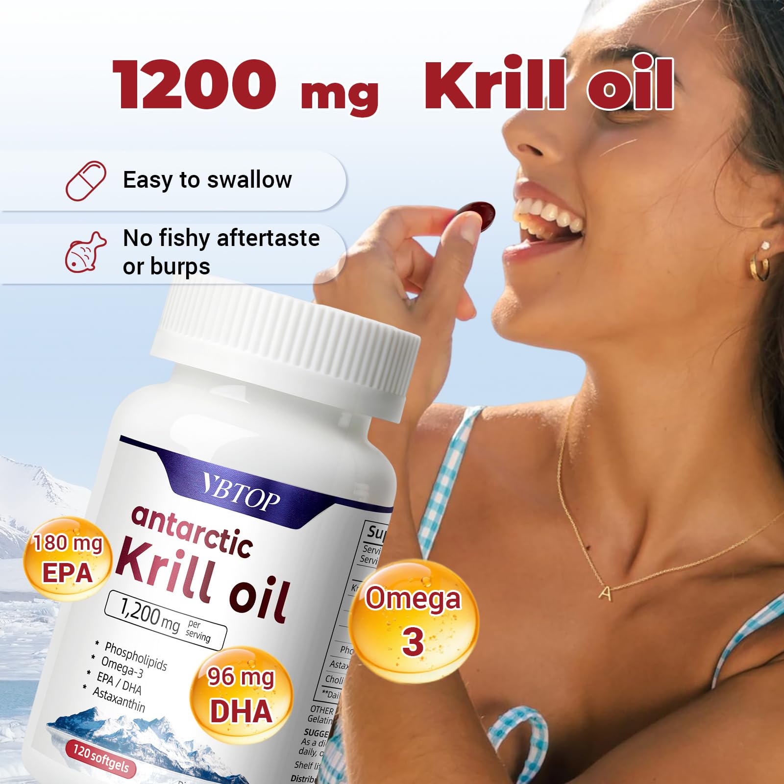 Natural anti-inflammatory krill oil
