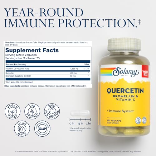 natural anti-inflammatory Quercetin Bromelain