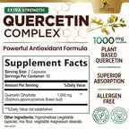 Natural anti-inflammatory quercetin capsules
