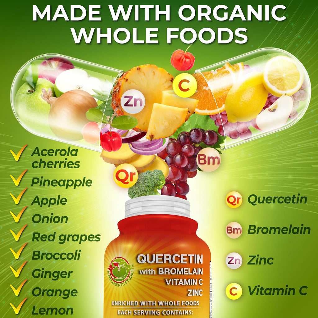 natural anti-inflammatory quercetin capsules