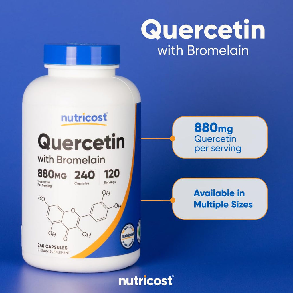 Natural anti-inflammatory Quercetin capsules