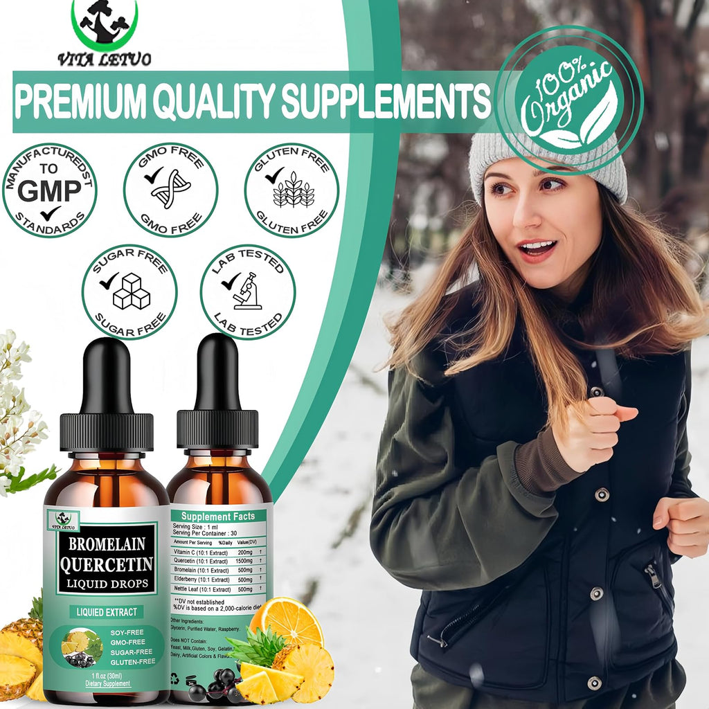 natural anti-inflammatory quercetin drops
