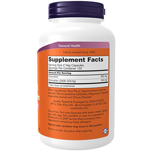 natural anti-inflammatory Quercetin supplement