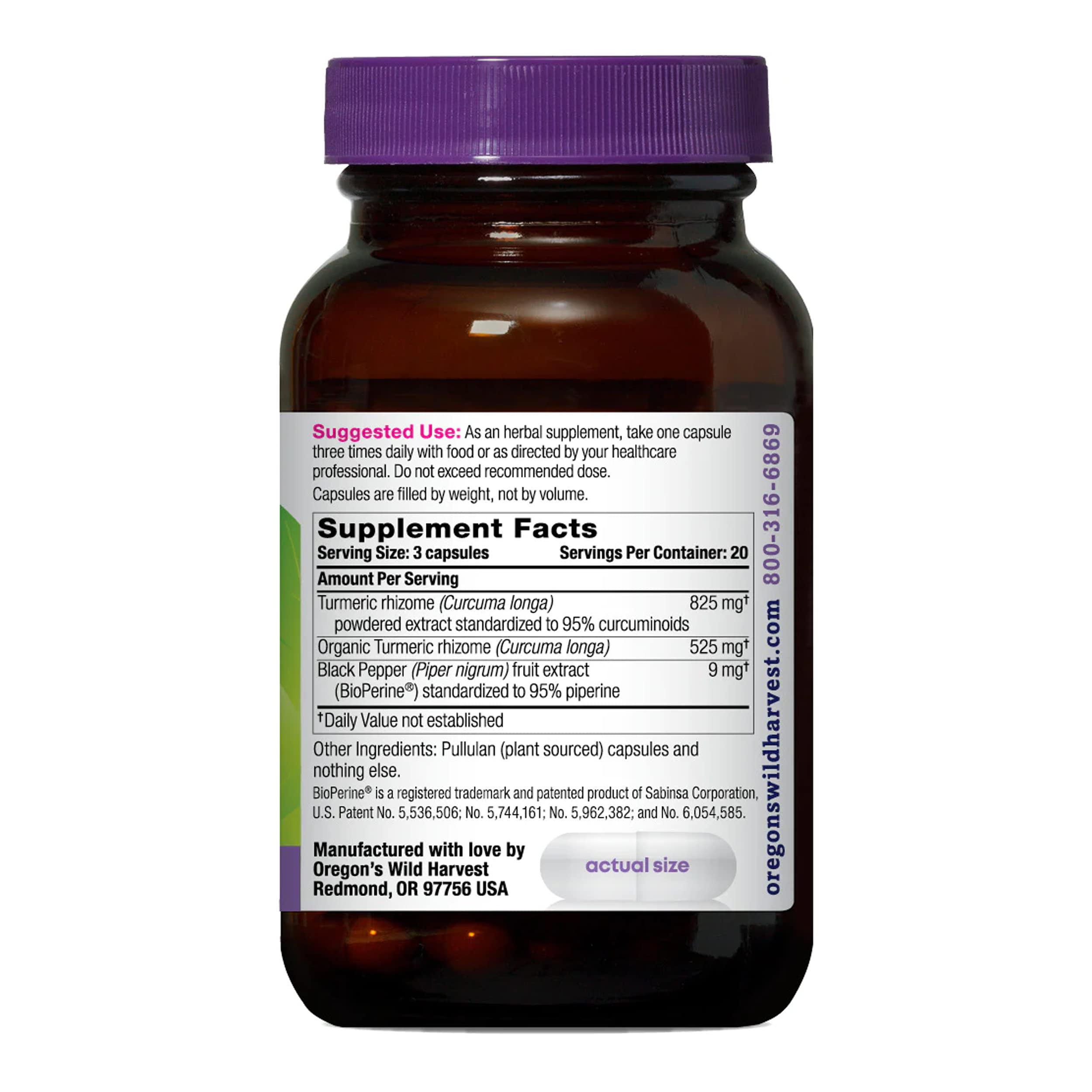 natural anti-inflammatory turmeric capsules