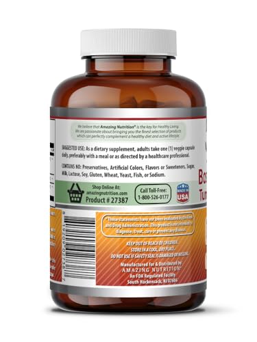 Natural anti-inflammatory turmeric capsules