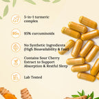 Natural anti-inflammatory turmeric capsules